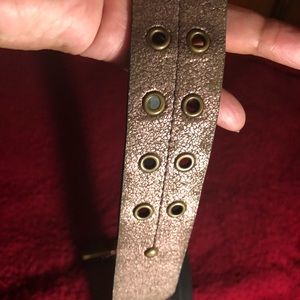 Accessories | Copper Colored Large Leather Belt | Poshmark
